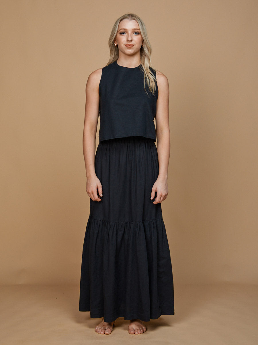 Mya Set - Noir – Seagull Clothing - Australian made slow fashion for women